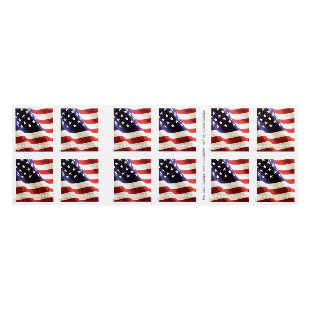 Booklet 2017 US Flag Forever First-Class Rate Stamps – kscm